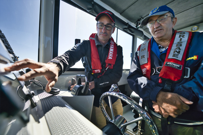 Helm Master EX Guiding Marine Rescue | Yamaha Motor Australia